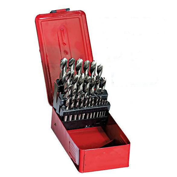 25PCS HSS Twist Drill Bit Set Chrome For Metal & Wood Cobalt Steel Woodworking Drill (1.0mm - 13 ...