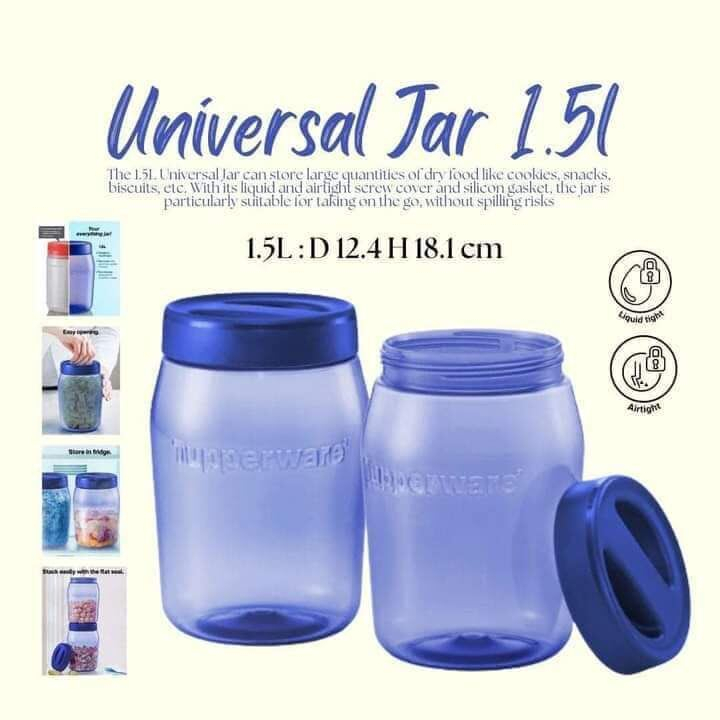 Tupperware Universal Jar 1.5 L (READY STOCK)(1) | Shopee Malaysia