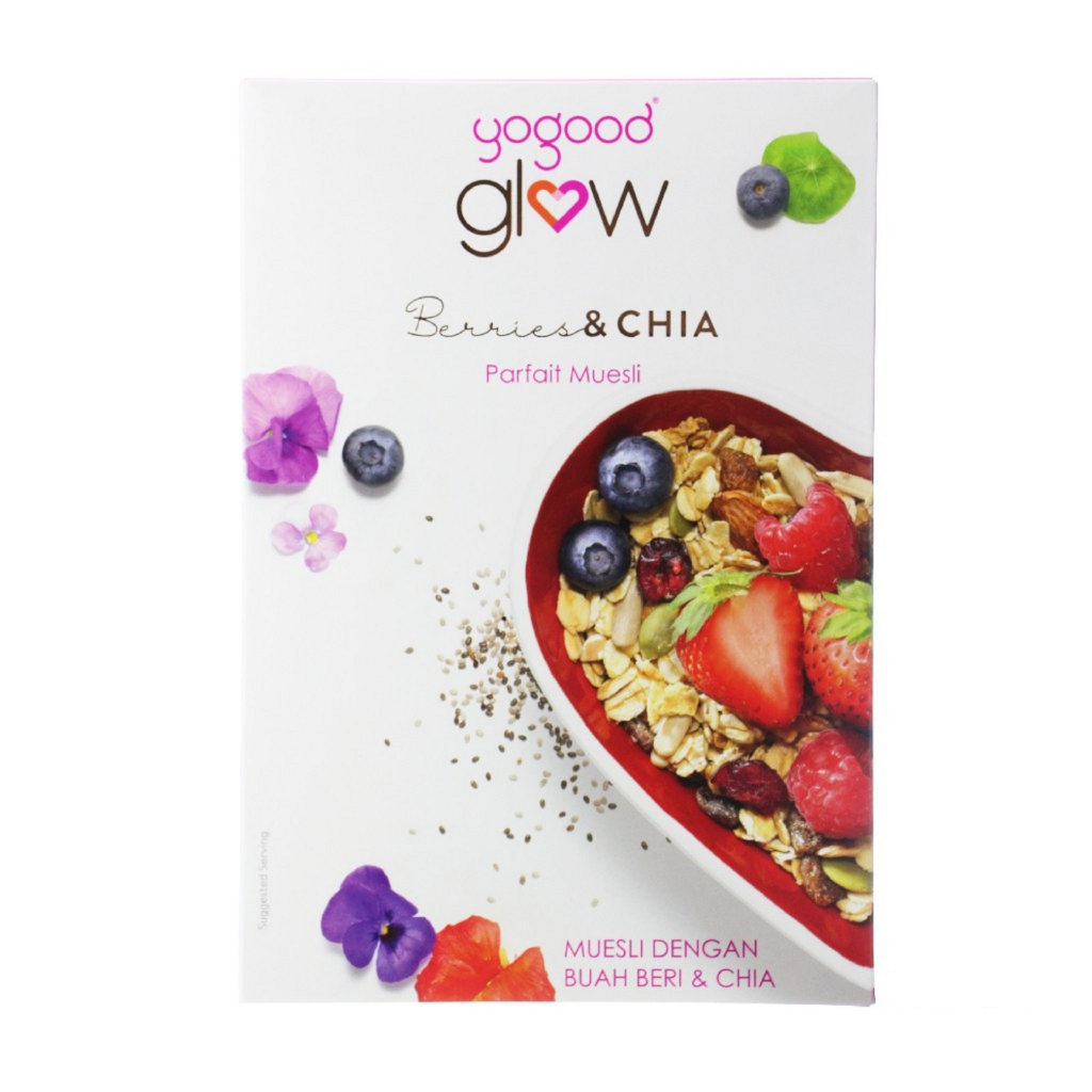 Yogood Glow Parfait Muesli Berries & Chia (350g) | Shopee Malaysia