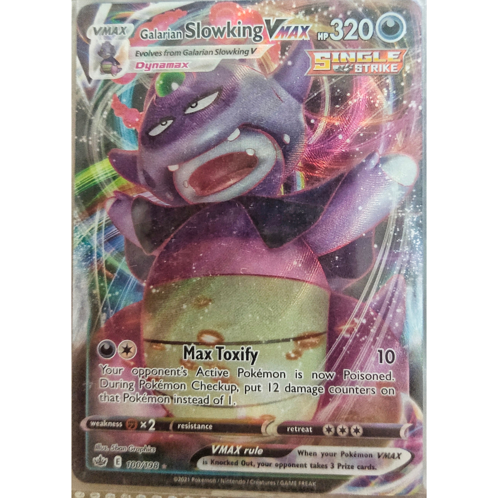 100/198 (UR) Galarian Slowking VMAX (eng) | Shopee Malaysia
