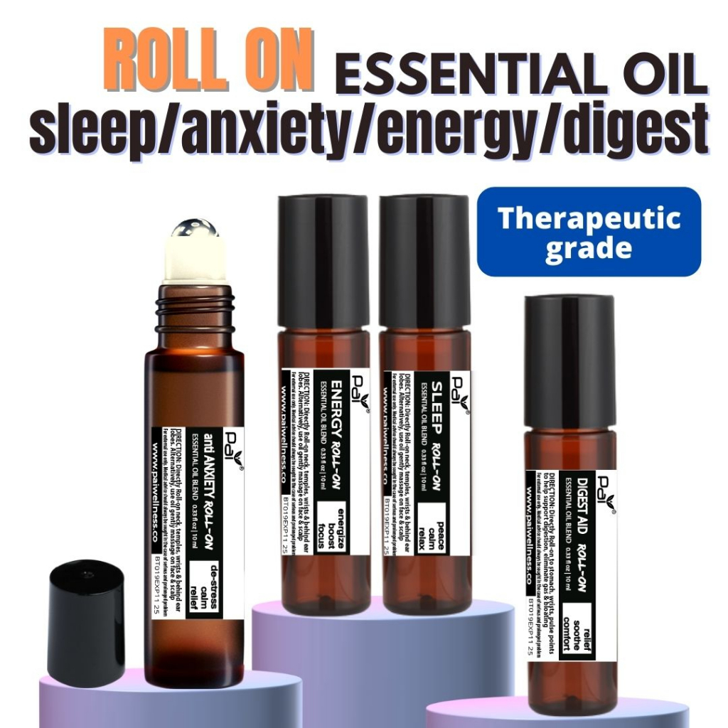 TRAVEL SIZE ROLL On Essential Oil 100% Natural Plant Extract Treatment ...