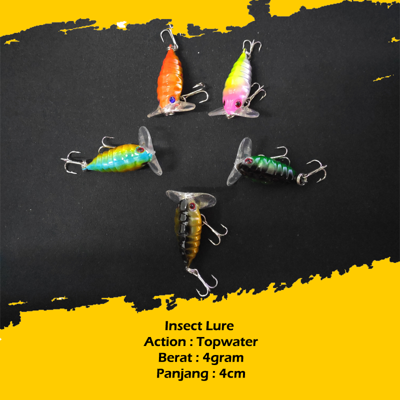 Fly Lure Insect Cicada Ultralight Artificial Bait Fishing Lure Small ...