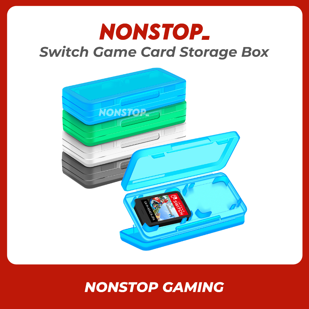 Nintendo Switch Game Card Box 4Slot Storage Box Slim Portable Size ...