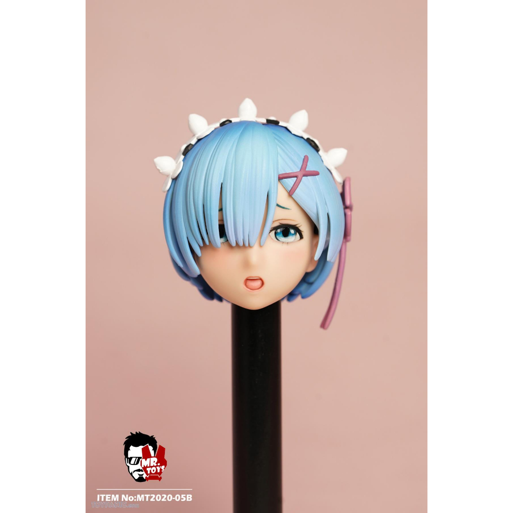 1/6 Rem Headsculpt Blue Hair (Open Mouth Version) | Shopee Malaysia