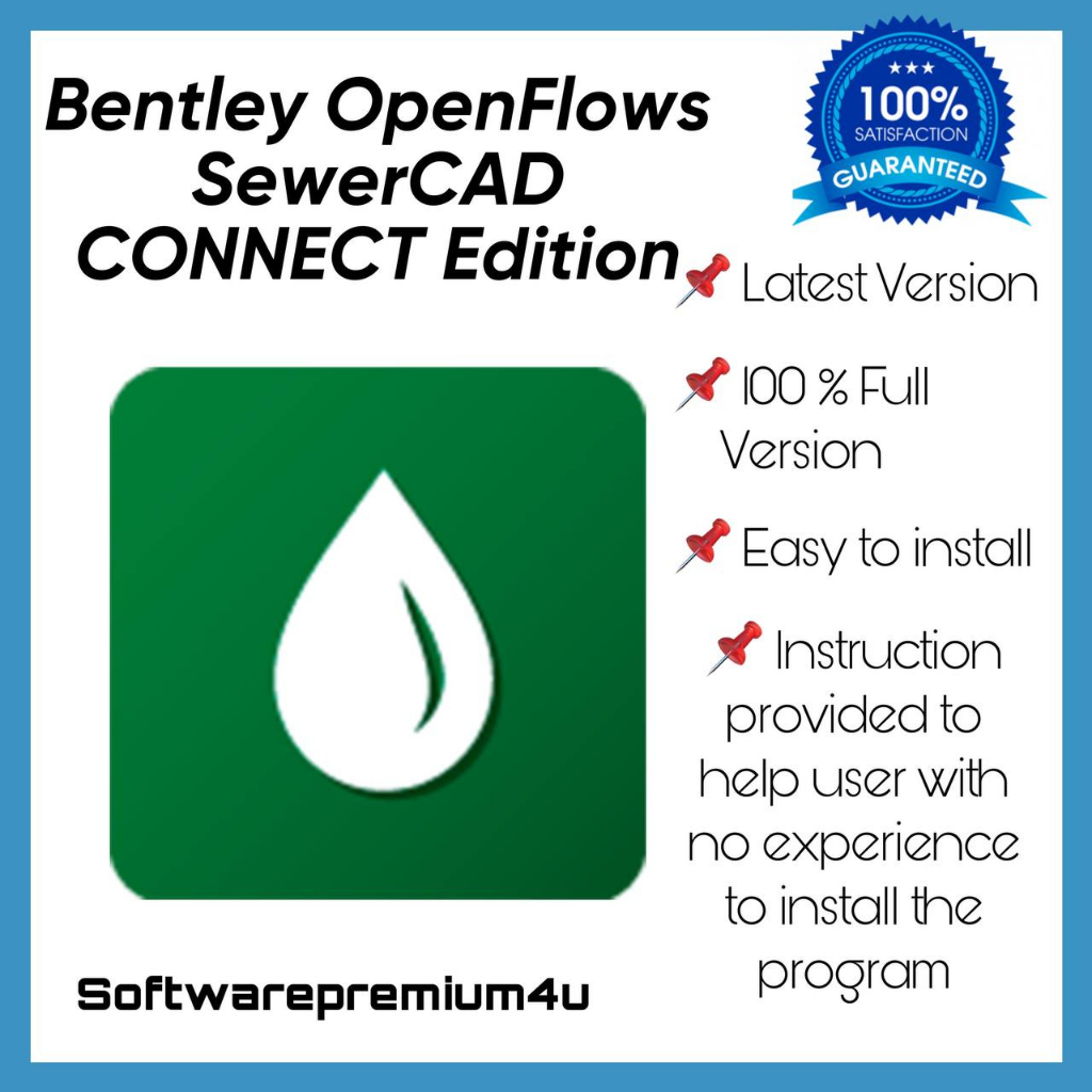 Bentley OpenFlows SewerCAD 2024 (24.00.00.25) 🔥【Latest】🔥 | Shopee Malaysia