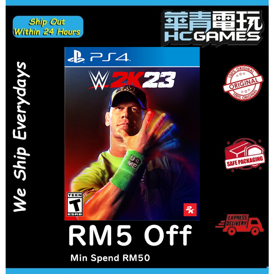 PS4 / PS5 WWE 2K23 (English-Disc-New Seal) Wrestling Video Game ...