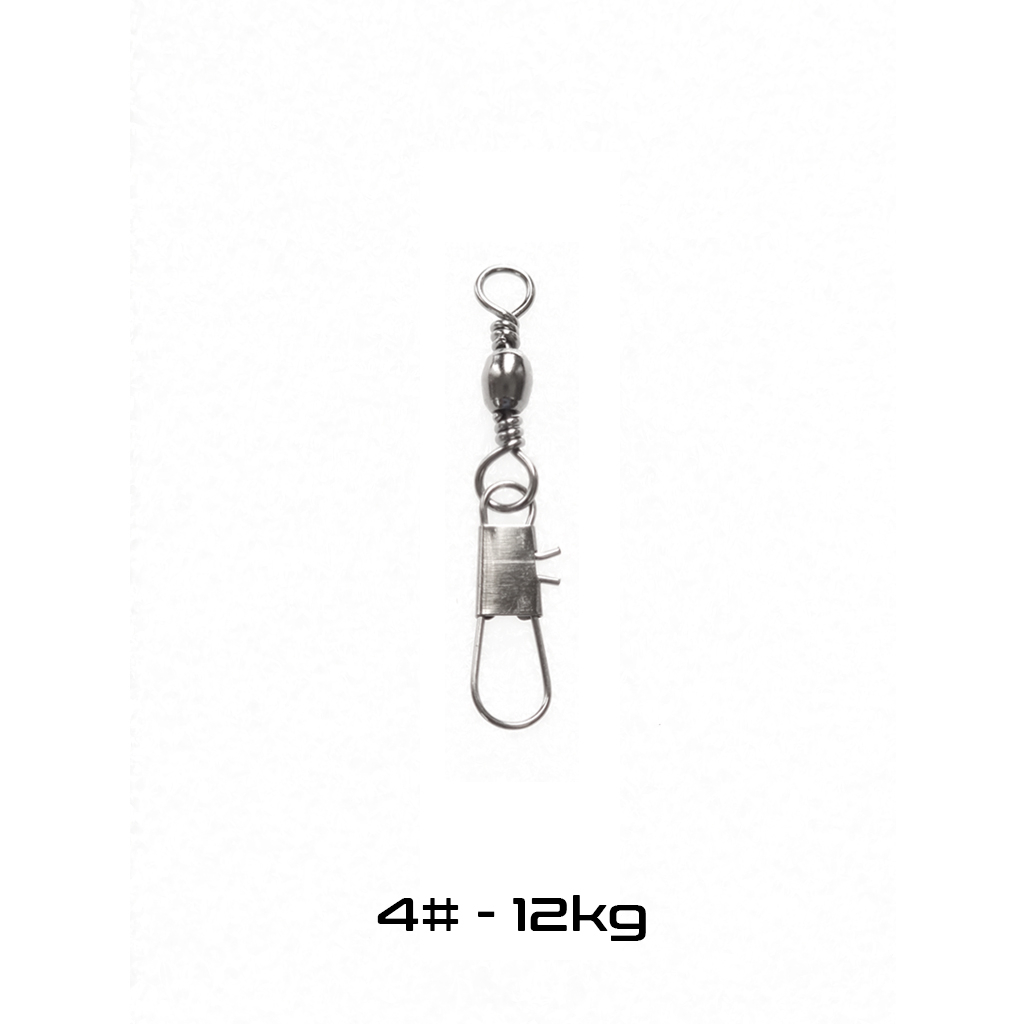 Fishing Line Connector With Interlock Buckle Tackle Hanging Snap Swivels Solid Rings Fishing ...