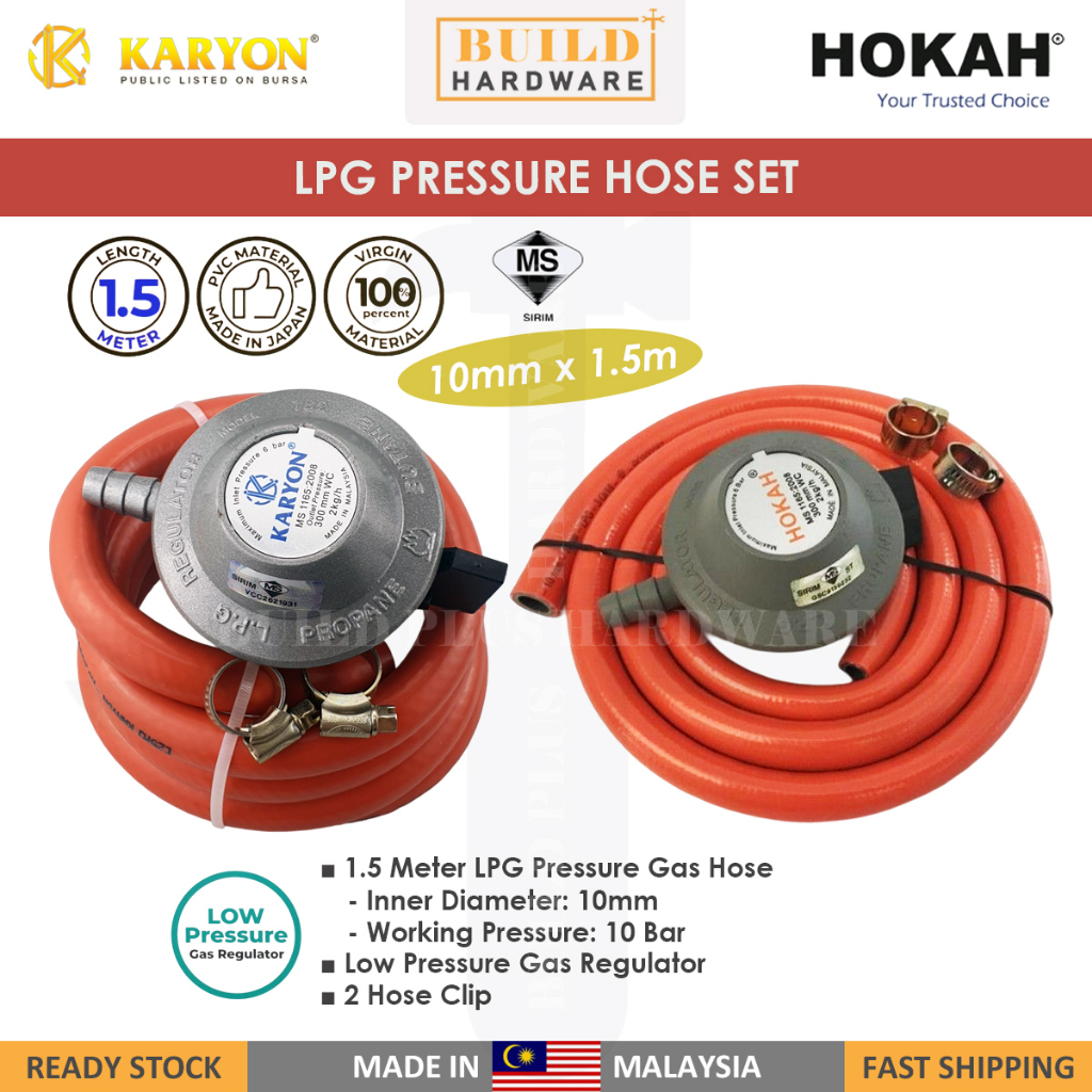 HOKAH / KARYON Firesafe LPG High Pressure Hose Set (Sirim Approved ...