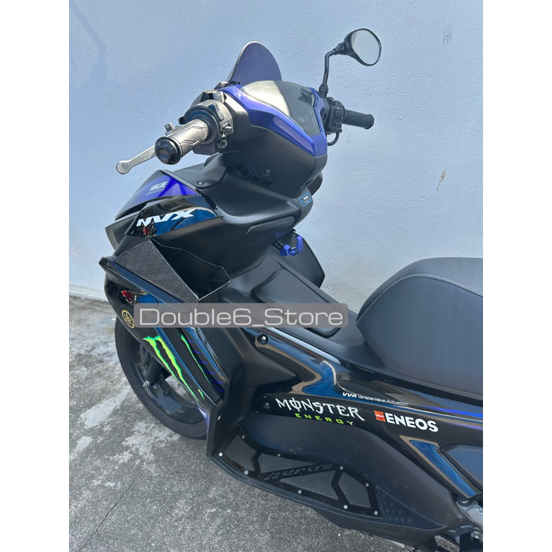 Side Basket Set Yamaha NVX155 V1 V2 Carbon & Black Plastic Aerox PNP ...