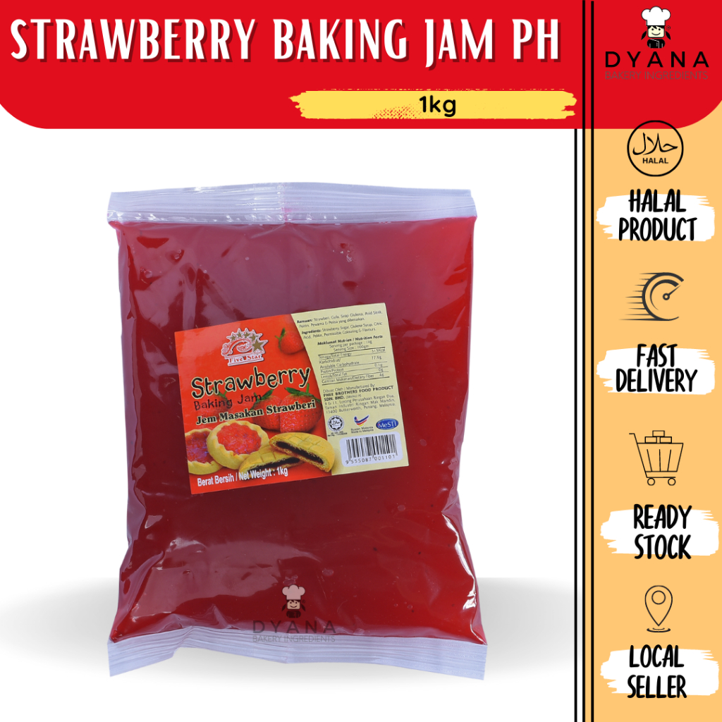 Strawberry Baking Jam PH 1KG | Shopee Malaysia