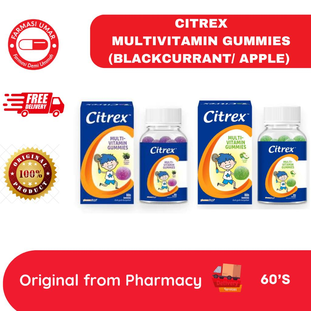 CITREX Multivitamin Gummies 60's (Blackcurrant/ Apple) | Shopee Malaysia