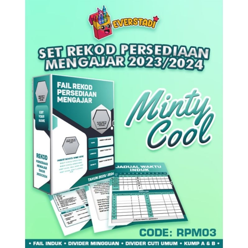 REKOD PERSEDIAAN MENGAJAR 2023/2024 | Shopee Malaysia