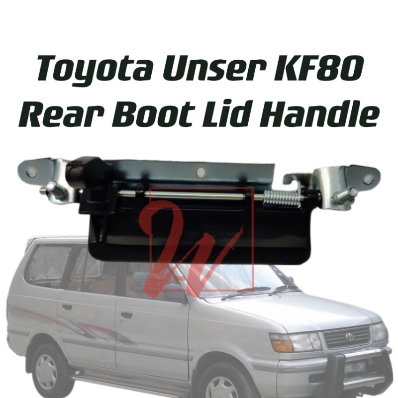 Toyota Unser KF80 Rear Boot Trunk Lid Outer Handle New | Shopee Malaysia