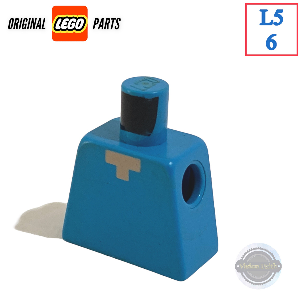 L5.6. LEGO MINIFIGURE PARTS #3814 - TORSO PIXELATED LIGHT NOUGAT NECK ...