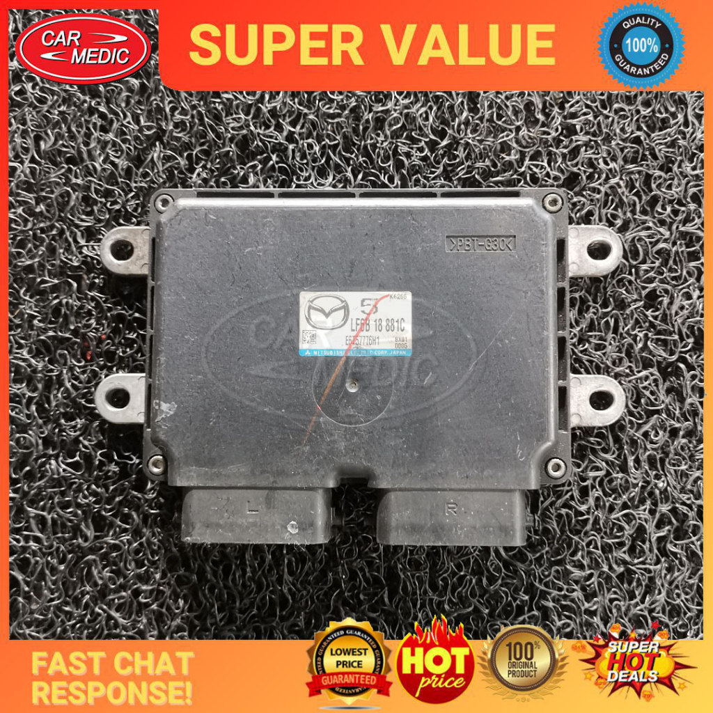 [LF6B 18 881C] Mazda 5 Engine Control Unit / ECU Module (Used) | Shopee ...
