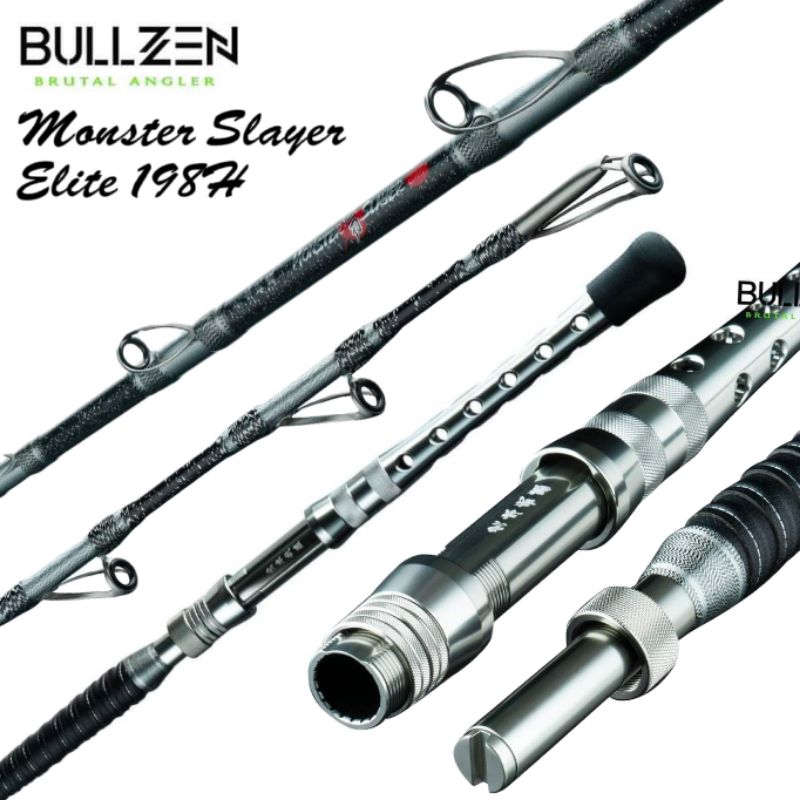 NEW BULLZEN MONSTER SLAYER ELITE 198H 6'8" ELECTRIC BOAT ROD BOTTOM HEAVY | Shopee Malaysia