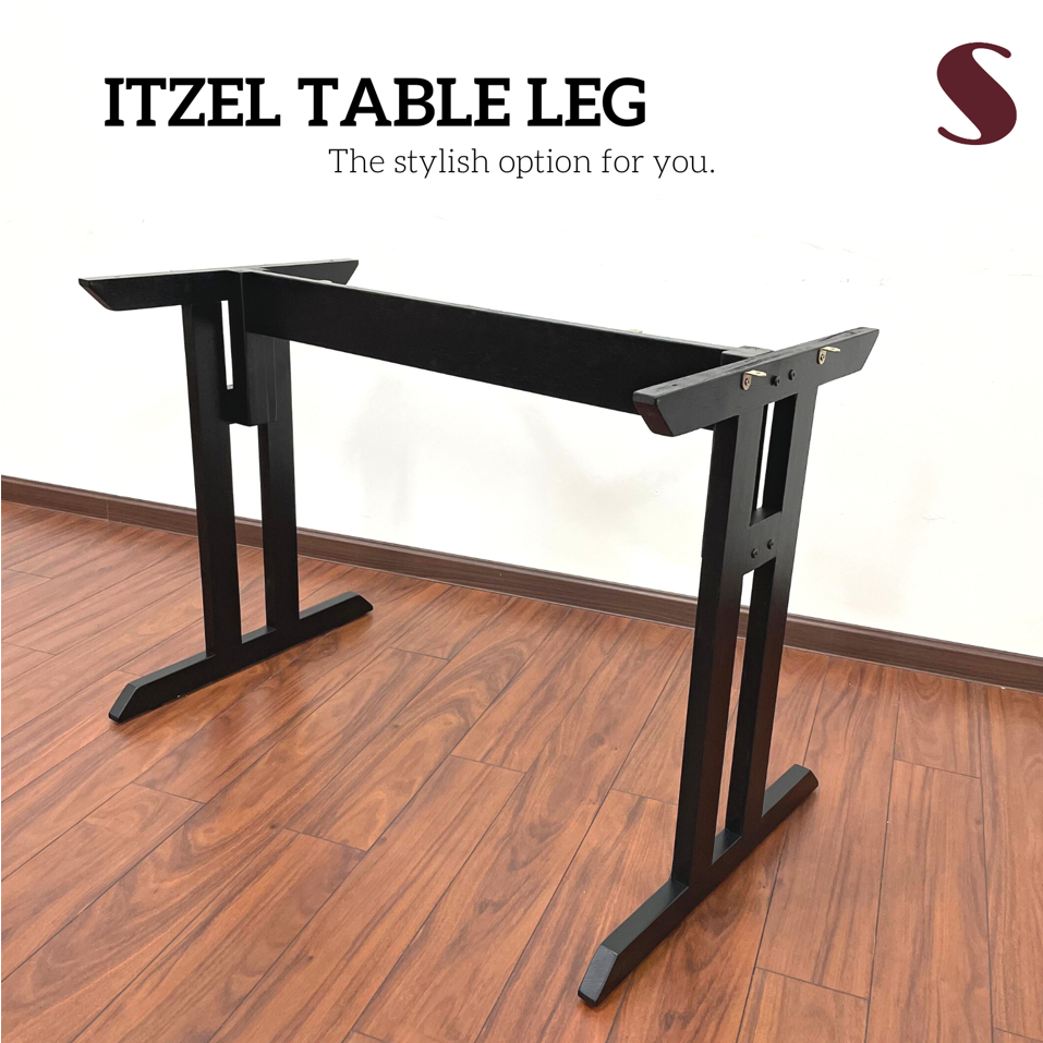 ITZEL Wooden Table Leg made of SOLID wood for DIY flexible use and easy ...