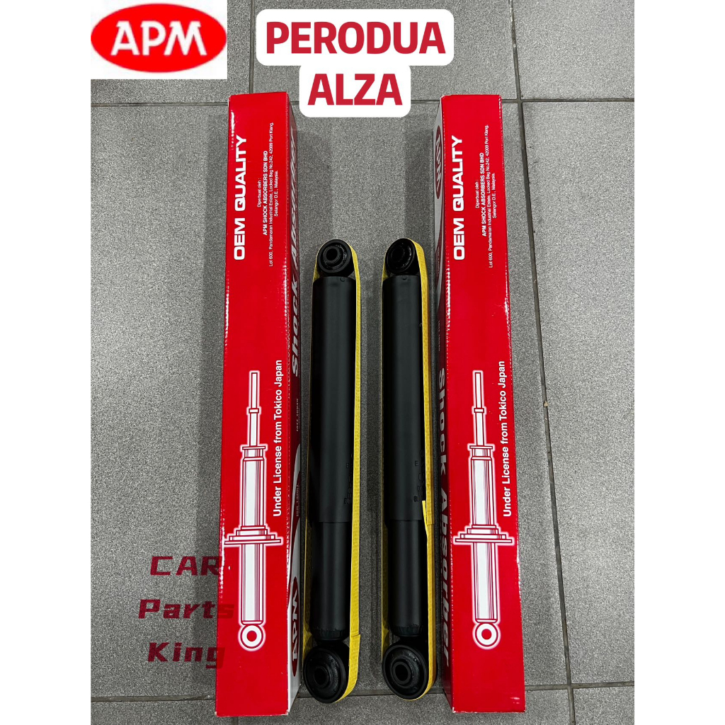( 100% ORIGINAL APM ) PERODUA ALZA REAR SHOCK ABSORBER | Shopee Malaysia