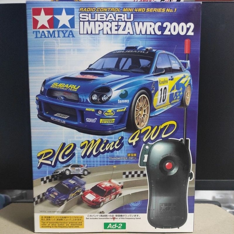 Tamiya RC mini Subaru Impreza WRC 2002 Made in Japan mini 4wd dash ...