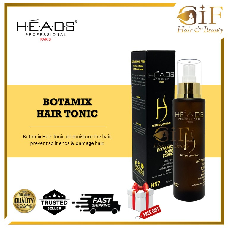 (W/FREEGIFT) HEADS Professional Paris Botamix Hair Tonic (120ml ...