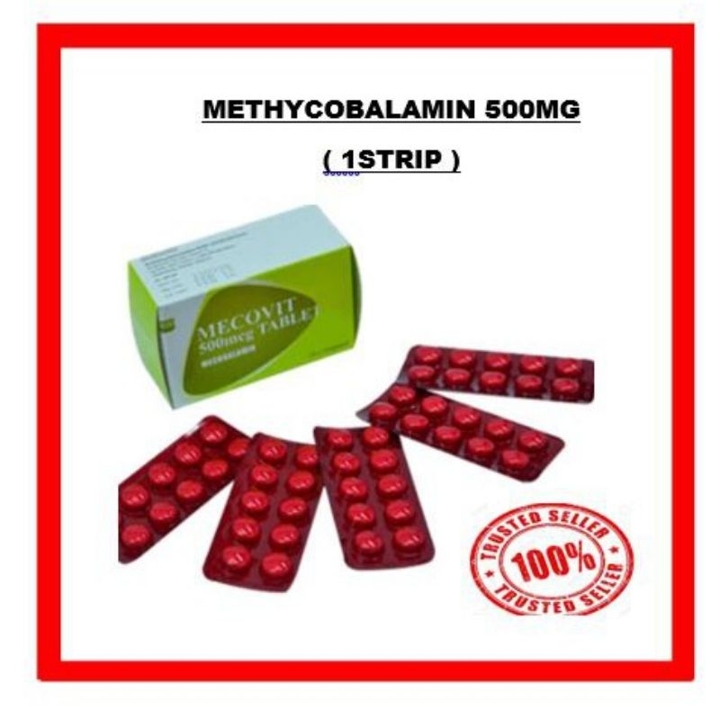 Mecovit Mecobalamin 500mg 1 tablets ( 10 pils ) | Shopee Malaysia