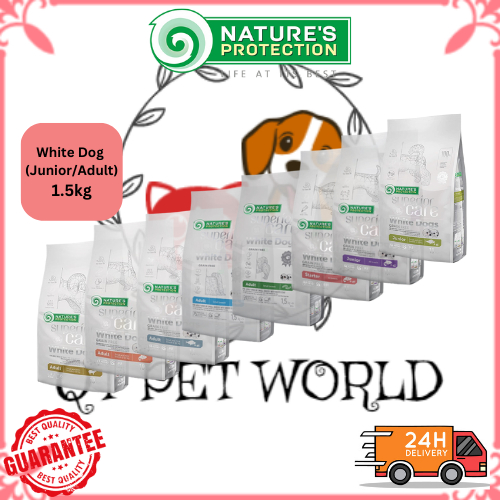 Nature's Protection Superior Care White Dogs Adult Lamb/Salmon ...