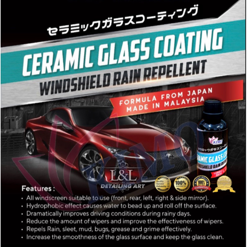 🔥Ceramic Glass Coating Windshield(Ubat Cermin Coating)Kuat kalis air🔥 ...