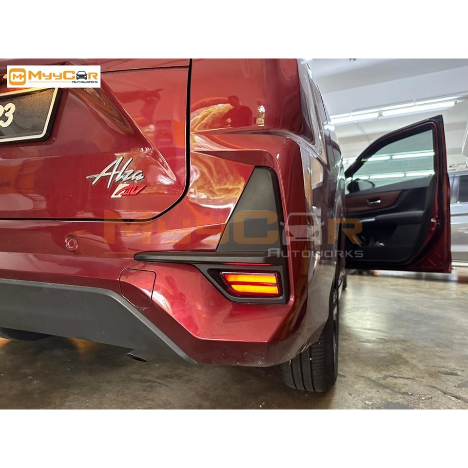Perodua ALZA 2022-2023 Bumper Tail Rear Bumper Lights Bar Lamp LED ...
