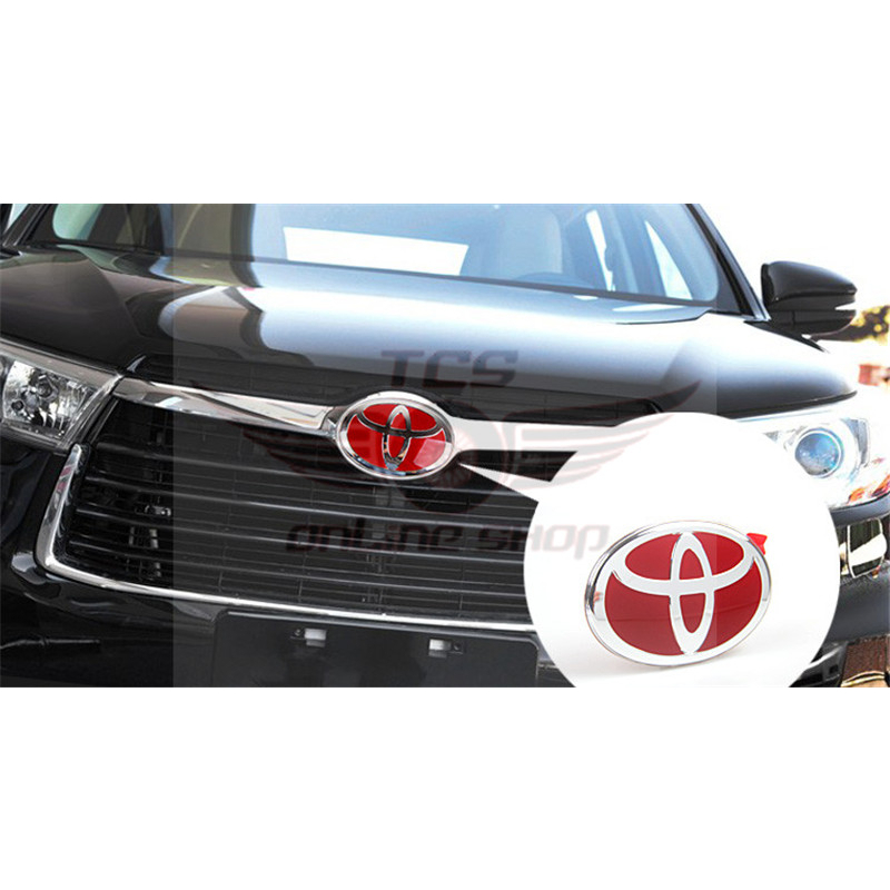 Toyota Emblem Logo Genuine Badge RED 100mm X 70mm | Shopee Malaysia