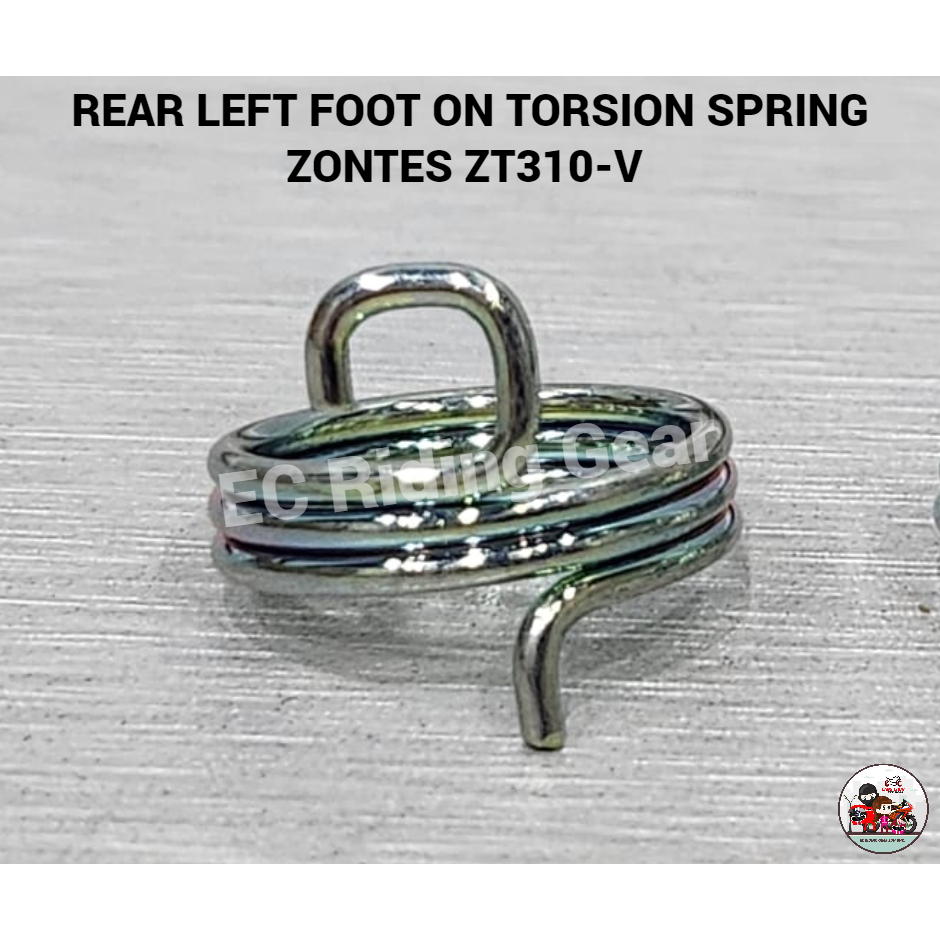 100% ORIGINAL ZONTES SPARE PART REAR LEFT FOOT ON TORSION SPRING ZONTES ...