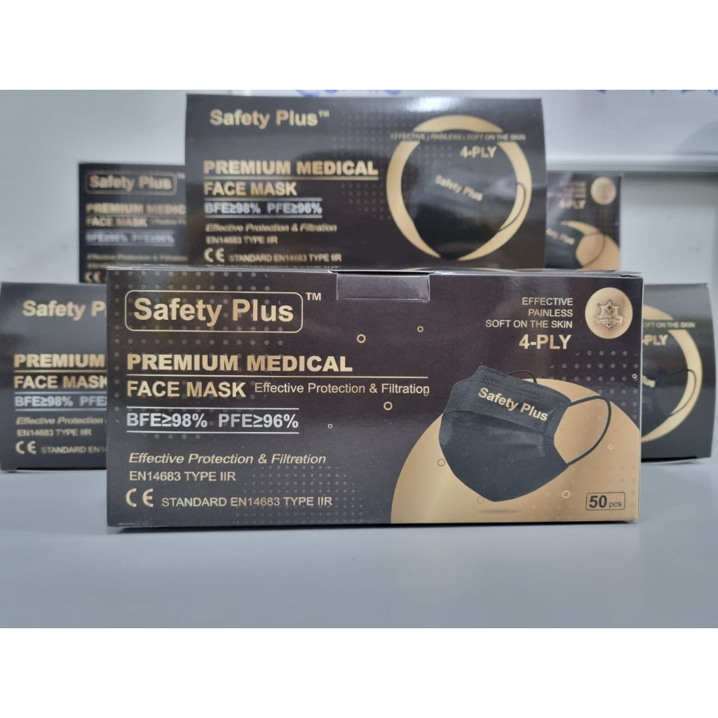 🌹😷 SAFETY PLUS 4PLY Face Mask 😷🌹 | Shopee Malaysia