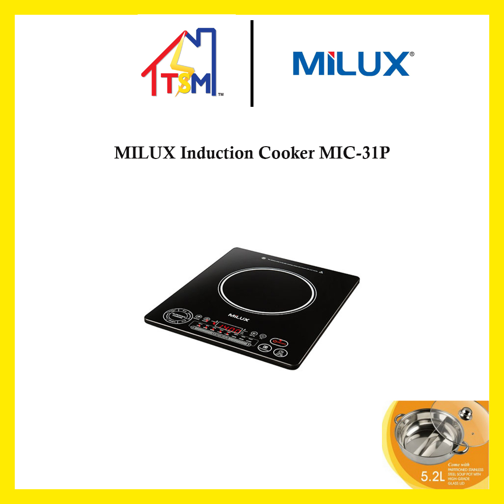 MILUX Induction Cooker MIC-31P | Shopee Malaysia