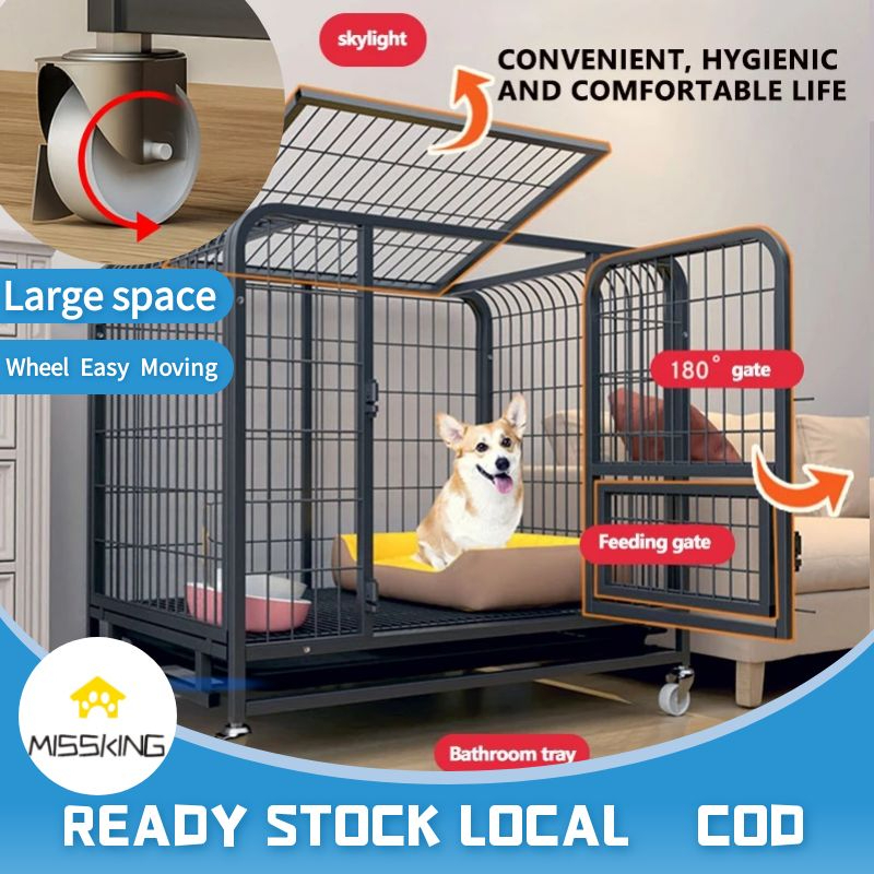Heavy Duty Cage Square Tube Dog Cage indoor Cat Cage Big Dog cage Large ...