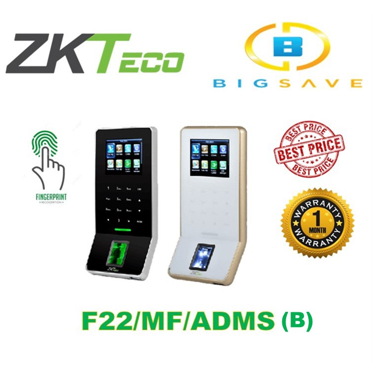 ZKTECO F22/ID/ADMS & F22/MF/ADMS ULTRA SLIM FINGERPRINT TIME ATTENDANCE & ACCESS CONTROL ...