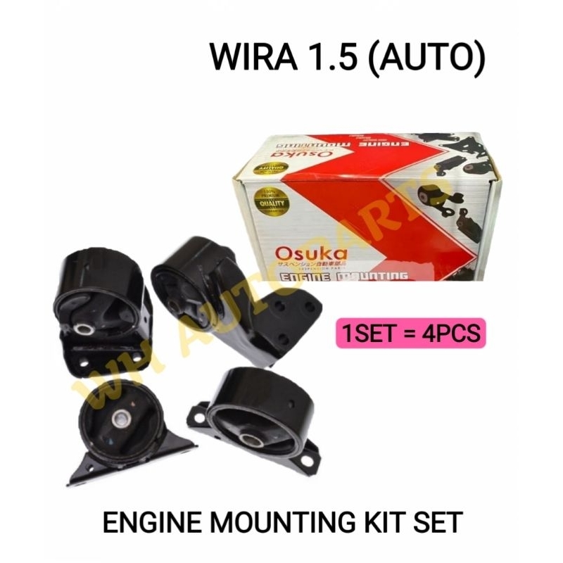 ENGINE MOUNTING SET (AUTO) PROTON WIRA 1.5 ENG MTG KIT SET (OSUKA) 1SET ...