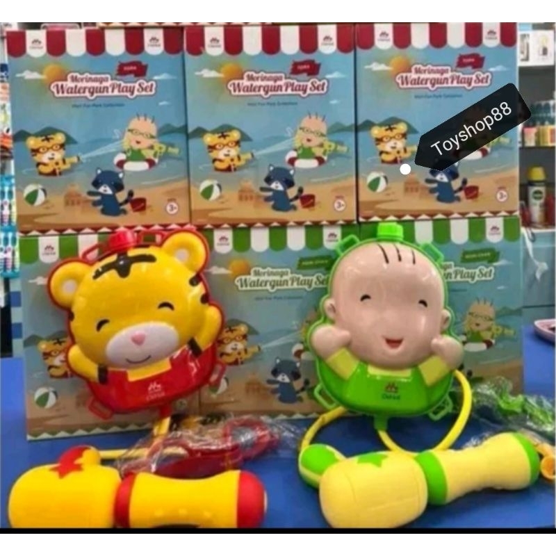 [Morinaga] Watergun Play Set - Water Gun Backpack (Mori Chan/ Tora ...