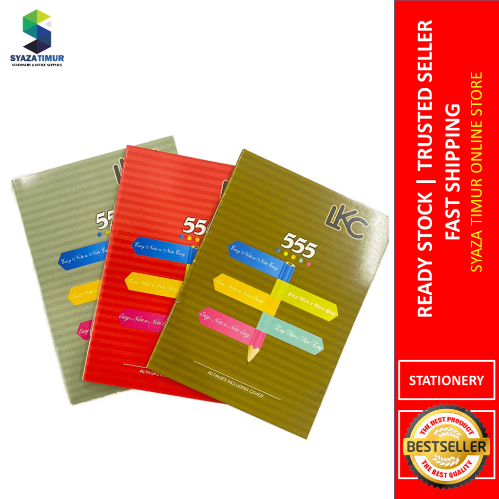 [ST-GR MY] Buku LKC555 Note Book 555 | Shopee Malaysia