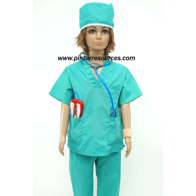 READY STOCK Cosplay Kids Surgeon Doctor Occupation Career Ambitions ...