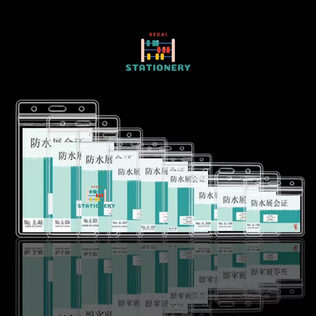 PVC Name Tag Name Badge Transparent ID Name Tag Card Holder Transparent ...