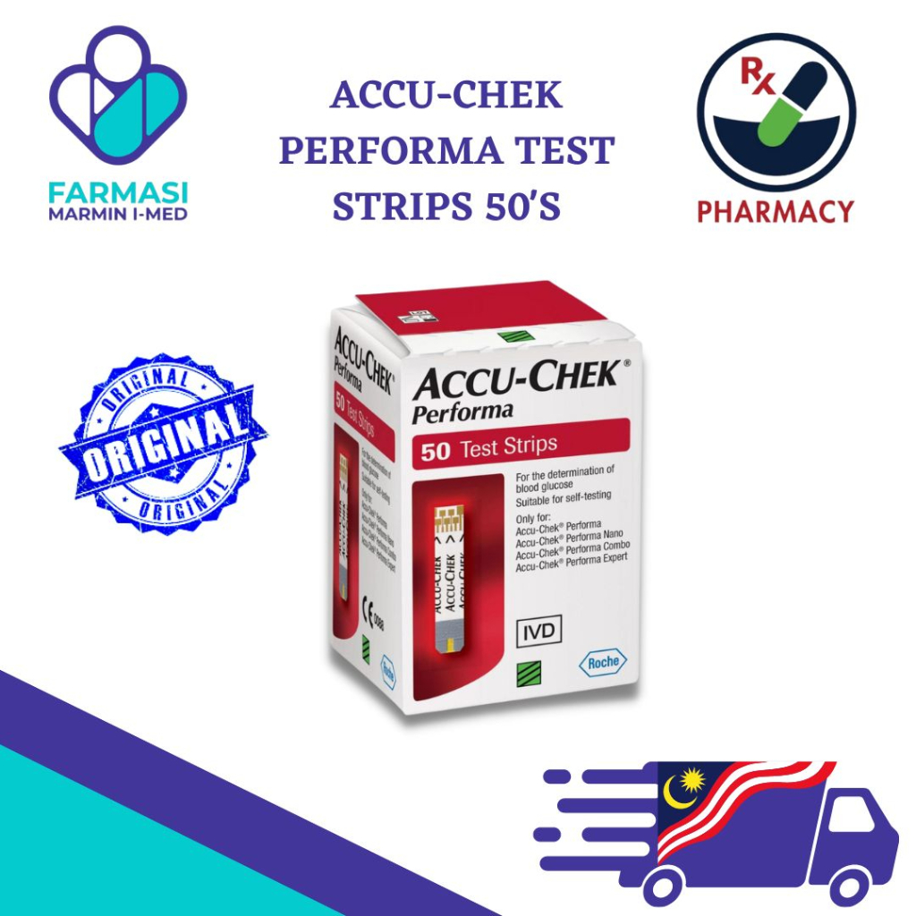 ACCU-CHEK PERFORMA TEST STRIPS (50 STRIS) | Shopee Malaysia
