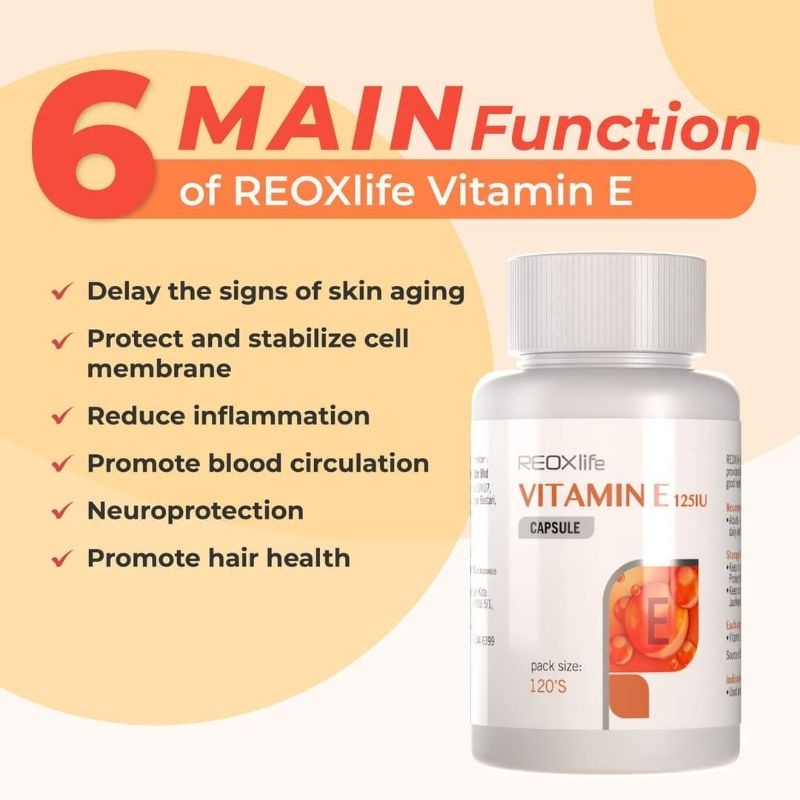 Return Legacy Vitamin E REOXlife 传承国际 维他命E (120 tablets/bottle) | Shopee Malaysia
