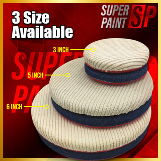 3" 5" 6" Cover Edge DA Dual Action Polish Pad Corduroy / Blue Jean ...