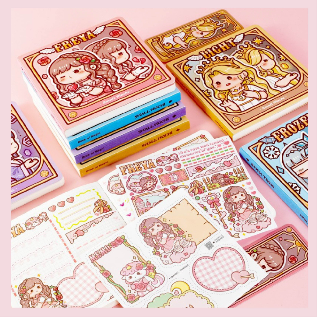 現貨小麻薯魔法系列手賬本 小麻署魔法系列离型本 附送小麻薯可愛貼紙 Small Mochi Book Notebook Journal ...