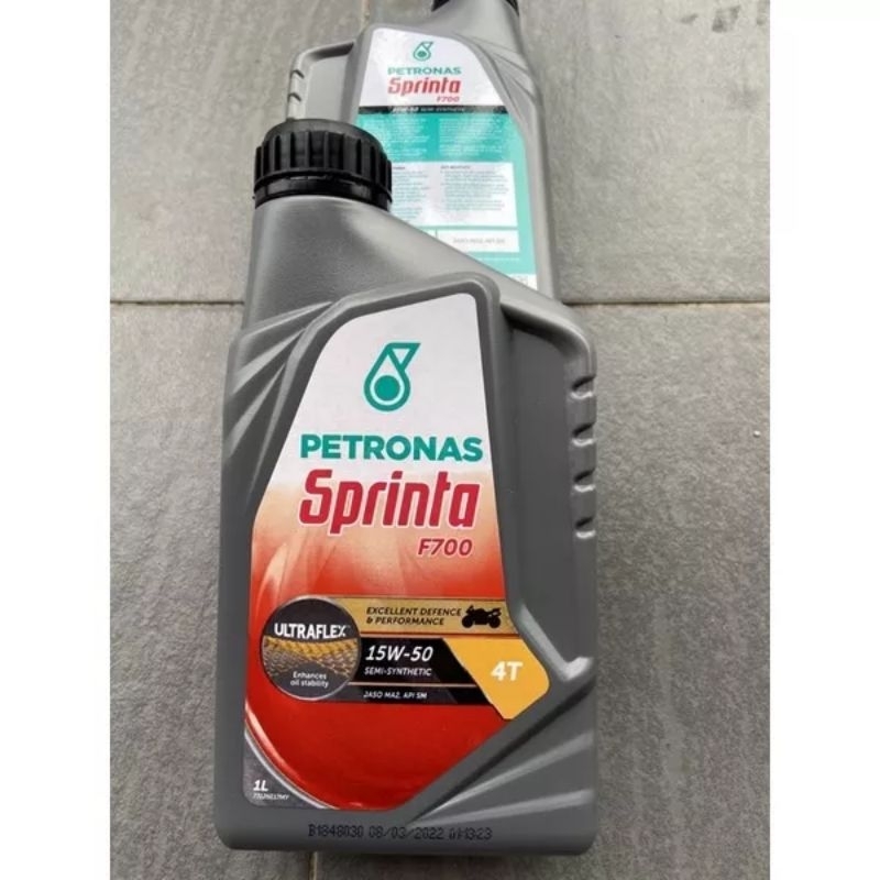 PETRONAS F700 SEMI SYNTHETIC 15W50 MINYAK HITAM MOTOR MYK ITAM OIL ...