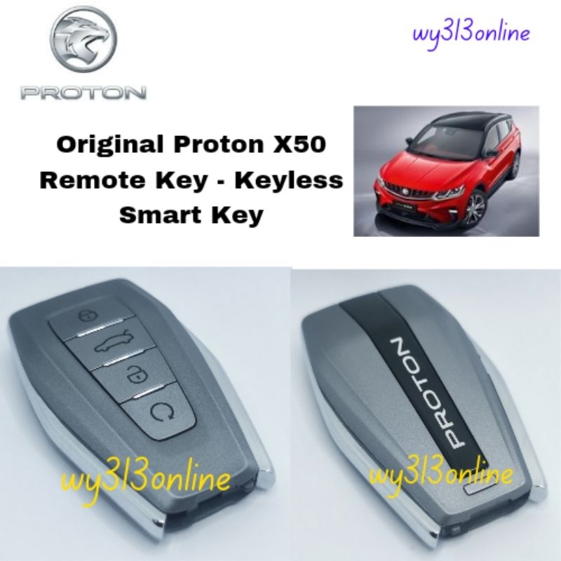 Original Proton X50 Remote Key - Keyless Smart Key Full Set With Board ...
