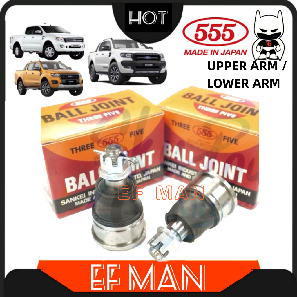 JAPAN 555 BALL JOINT LOWER ARM UPPER ARM BALL JOINT FORD RANGER T6 T7 ...
