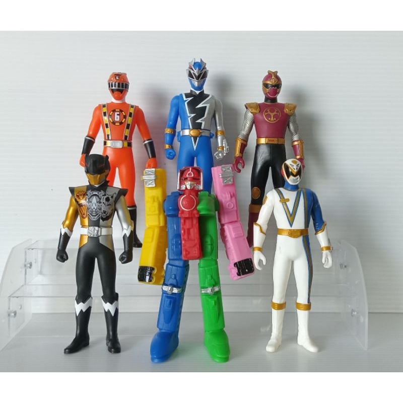 PRELOVED Power Ranger Super Sentai Megazord 6.5 inch Soft Vinyl Sofubi Figure | Shopee Malaysia