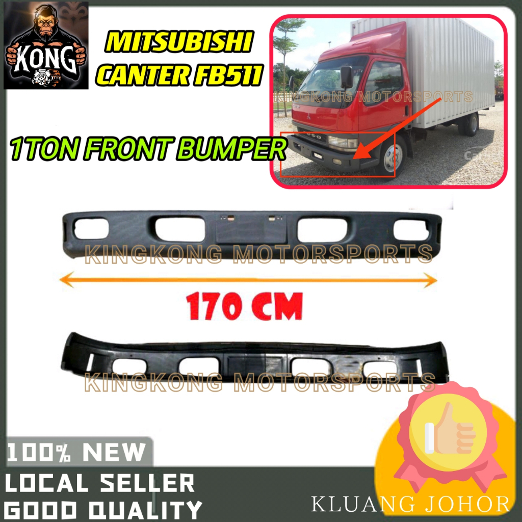 LORRY MITSUBISHI FUSO CANTER FB511 1TON FRONT PLASTIC BUMPER 170CM ...