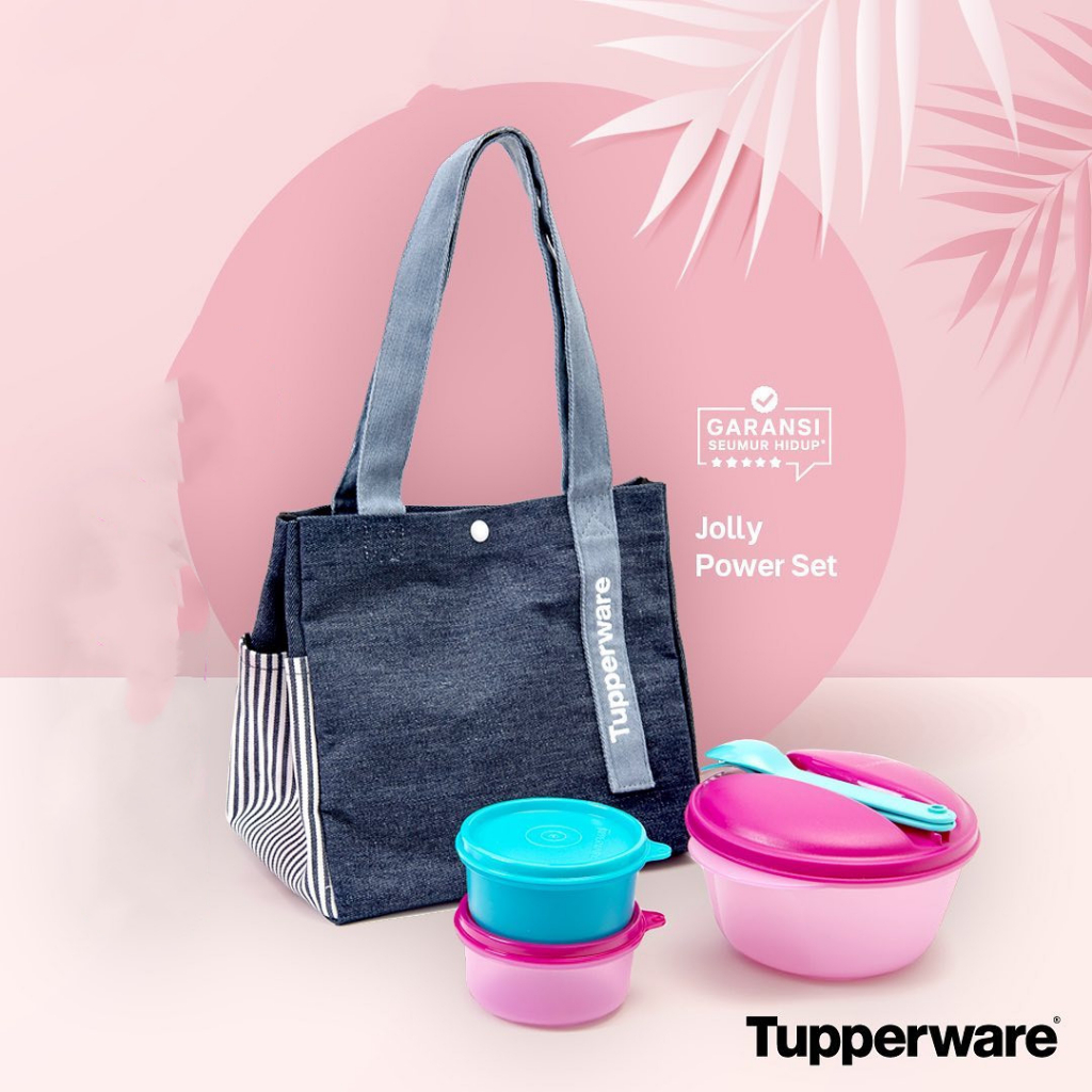 READY STOCK Tupperware Safe2go Set with Bag/Bento/Bekal Makanan/Lunch ...