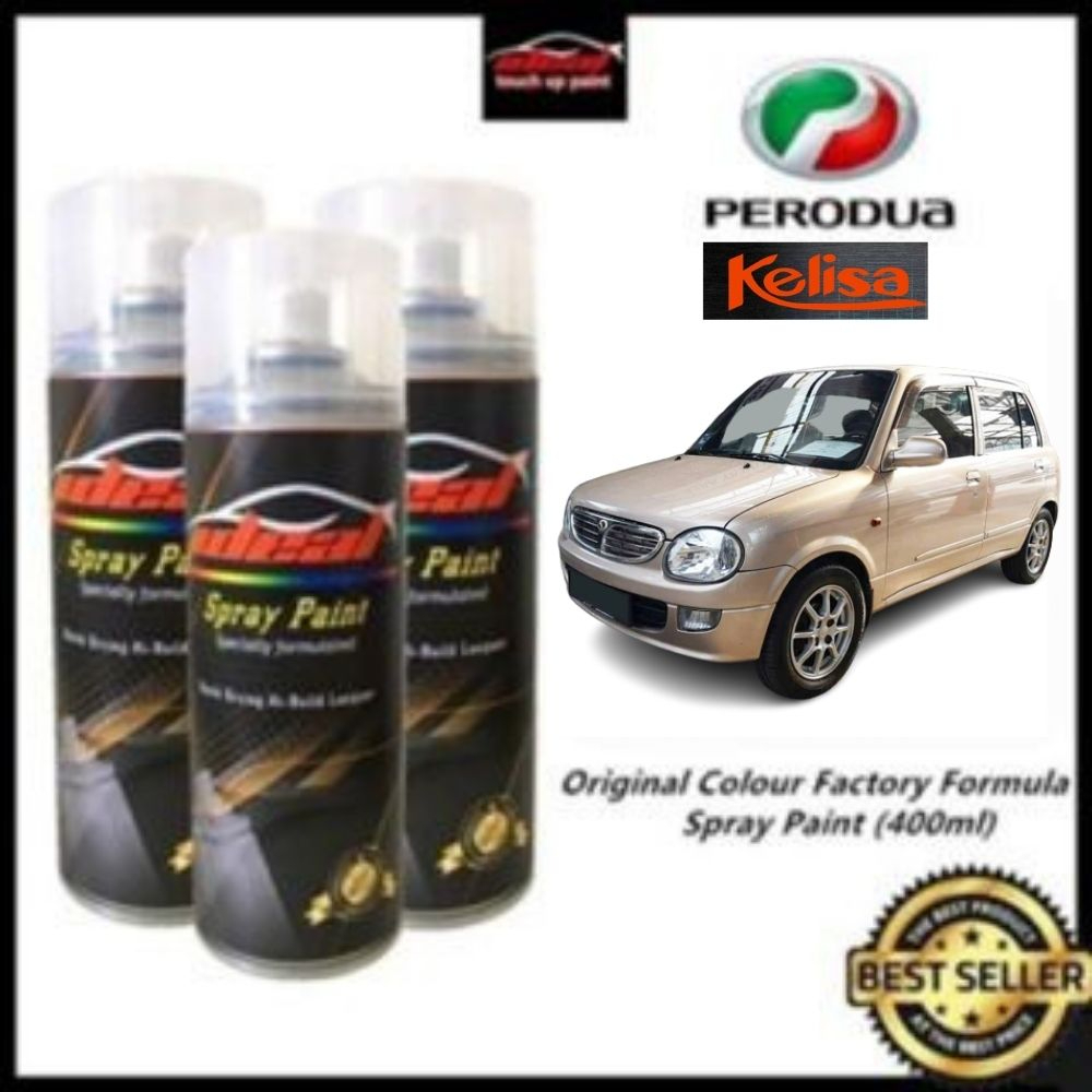[Perodua KELISA] Ideal Original Colour Touch Up Spray Paint Car Paint ...